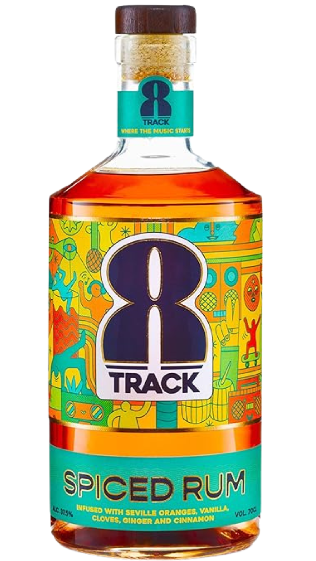 8Track Spiced Rum from United Kingdom - Winner of Silver medal at the ...