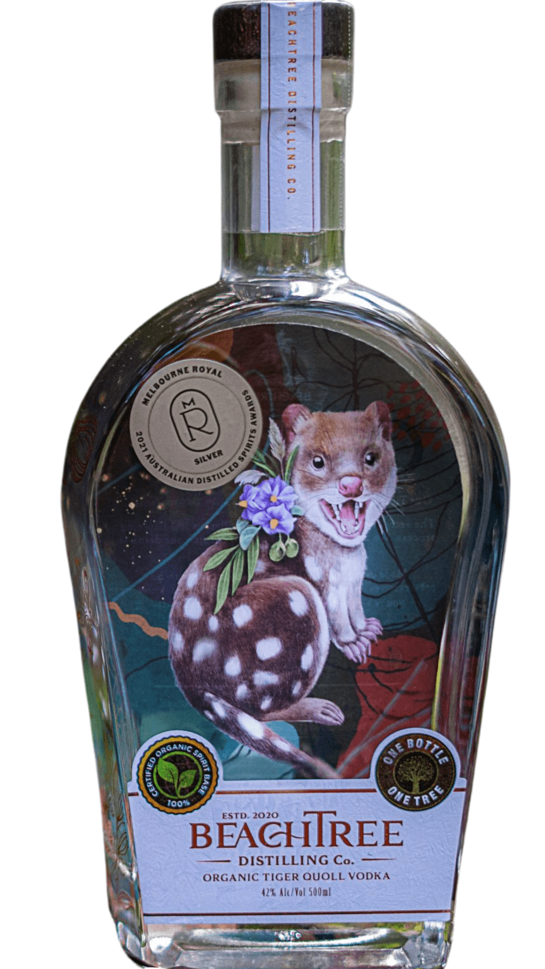 Beachtree Distilling Co. - Organic Tiger Quoll Vodka from Australia ...