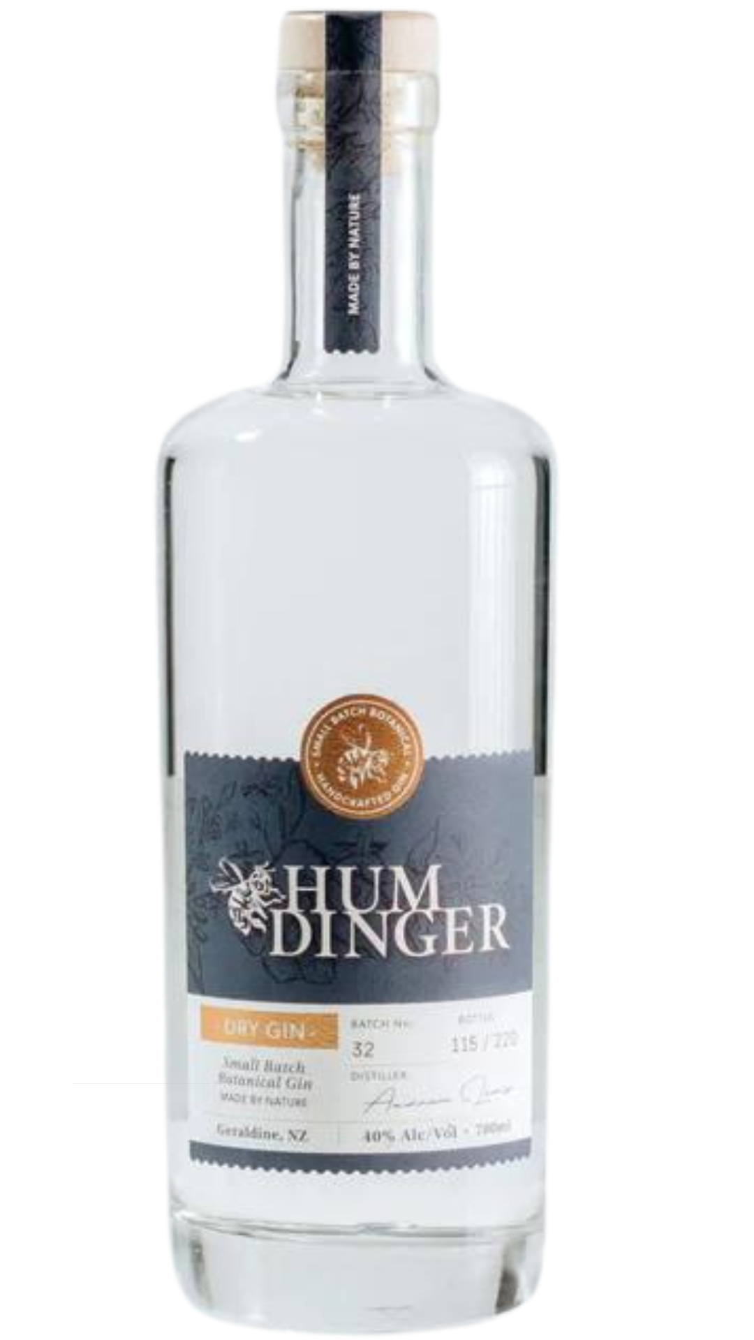 Humdinger Dry Gin from New Zealand - Winner of Bronze medal at the ...
