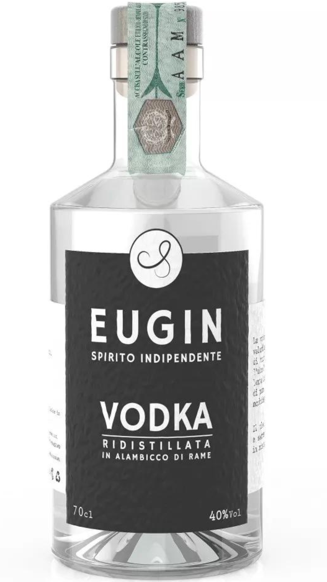 Eugin Vodka from Italy - Winner of Silver medal at the London Spirits ...