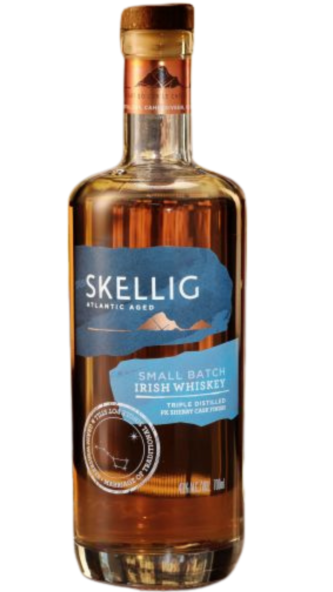 Skellig Small Batch Irish Whiskey PX Sherry Cask Finish from Ireland ...