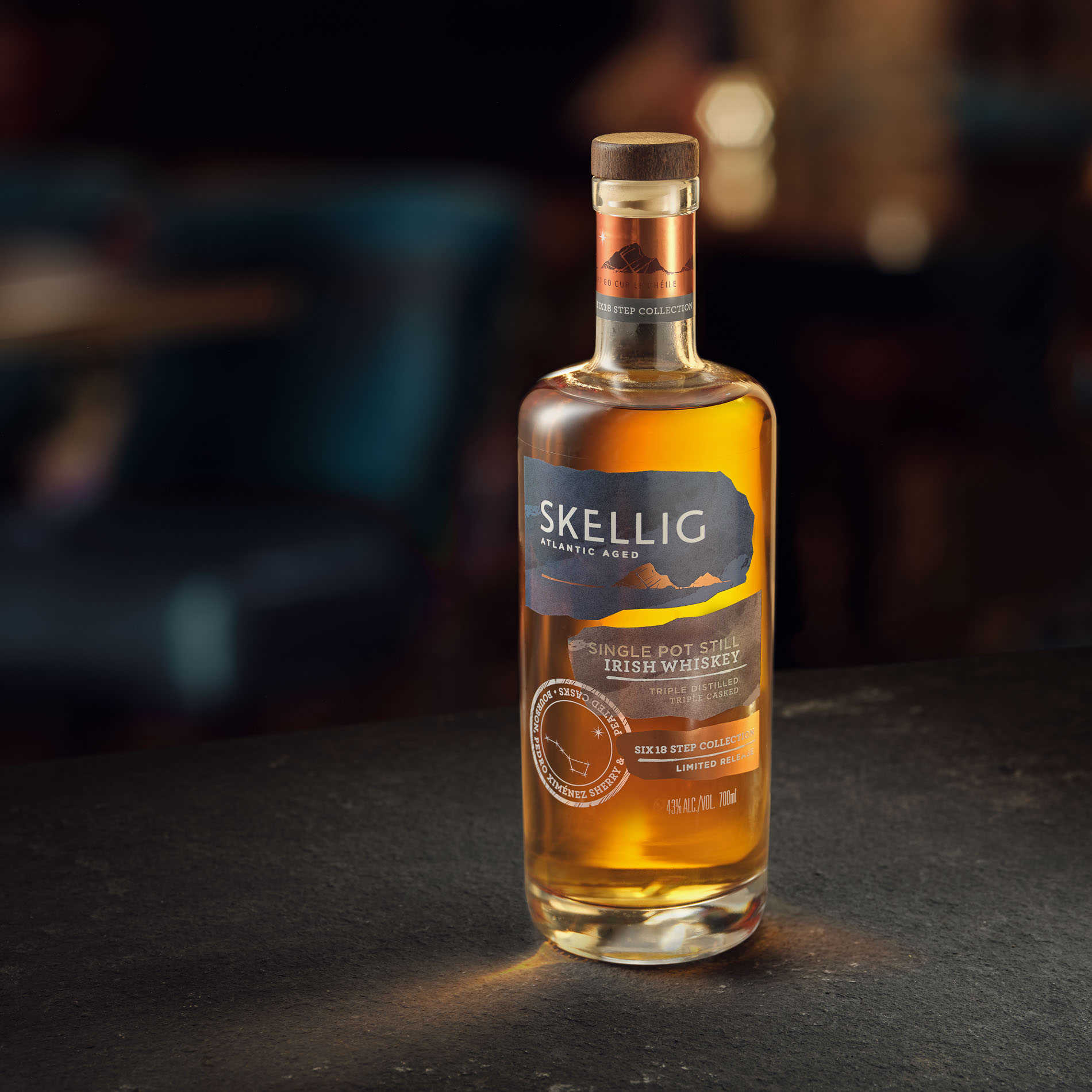Skellig Triple Cask Single Pot Still Irish Whiskey - Six18 Step ...