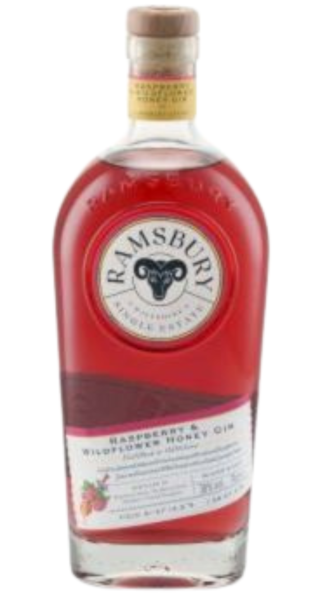 Ramsbury Raspberry and Wildflower Honey Gin from United Kingdom - Winner of Silver medal at the ...