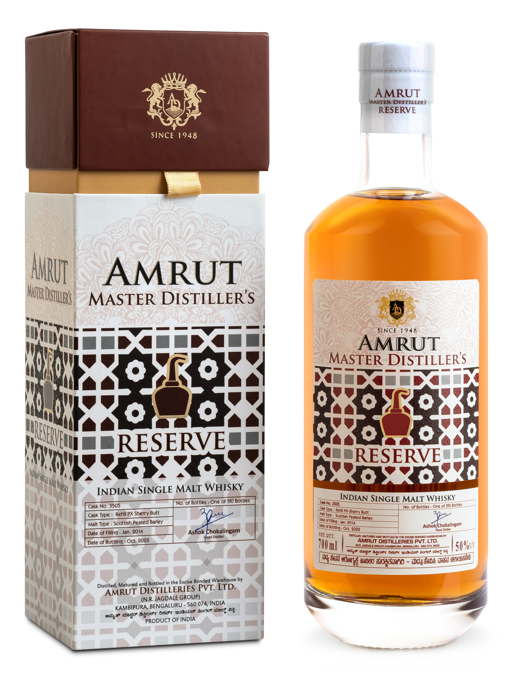 Amrut Master Distiller's Reserve 2024 from India - Winner of Gold medal ...