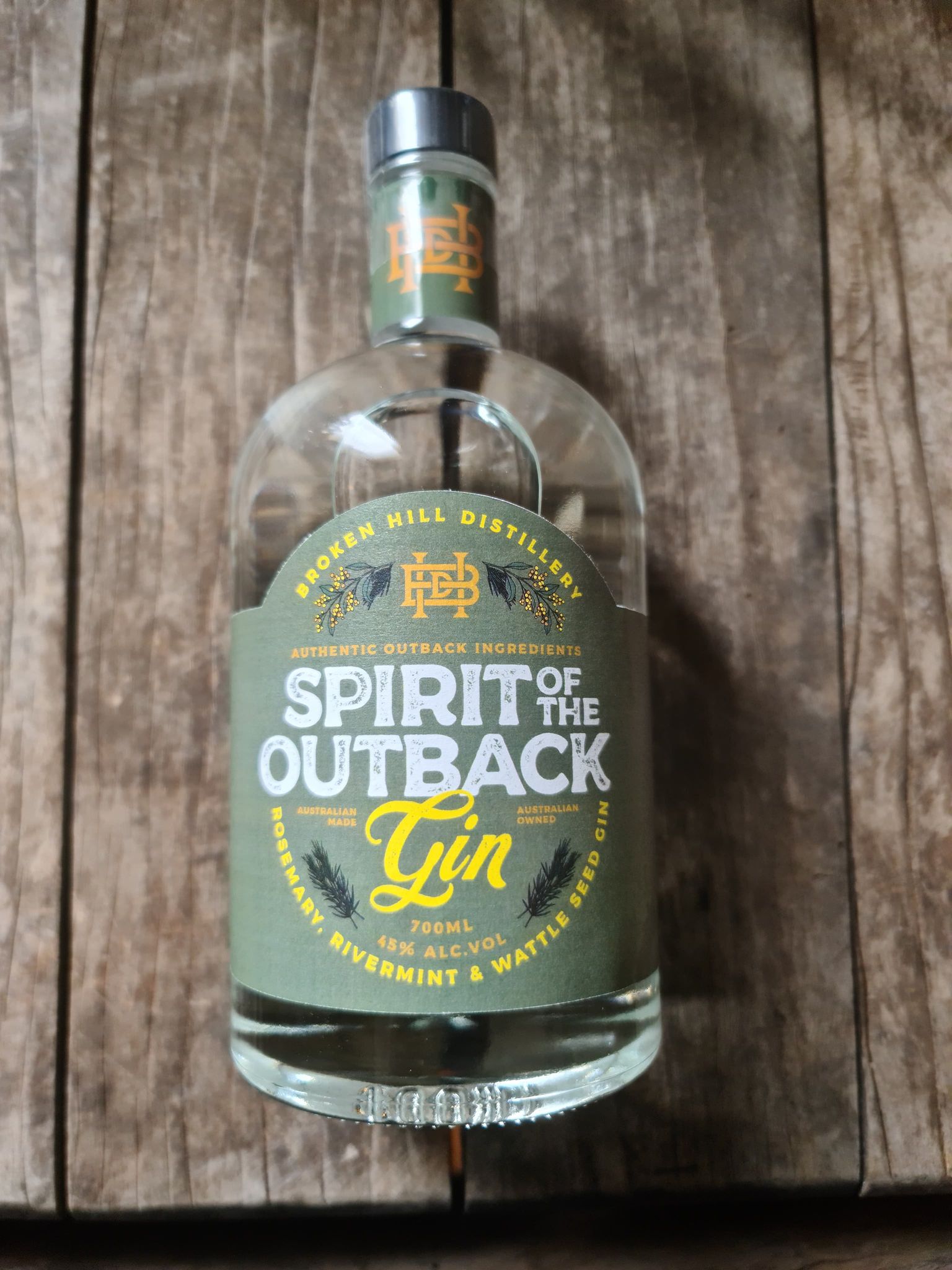Broken Hill Distillery - Spirit of the Outback - Rosemary, Rivermint & Wattle Seed Gin from ...
