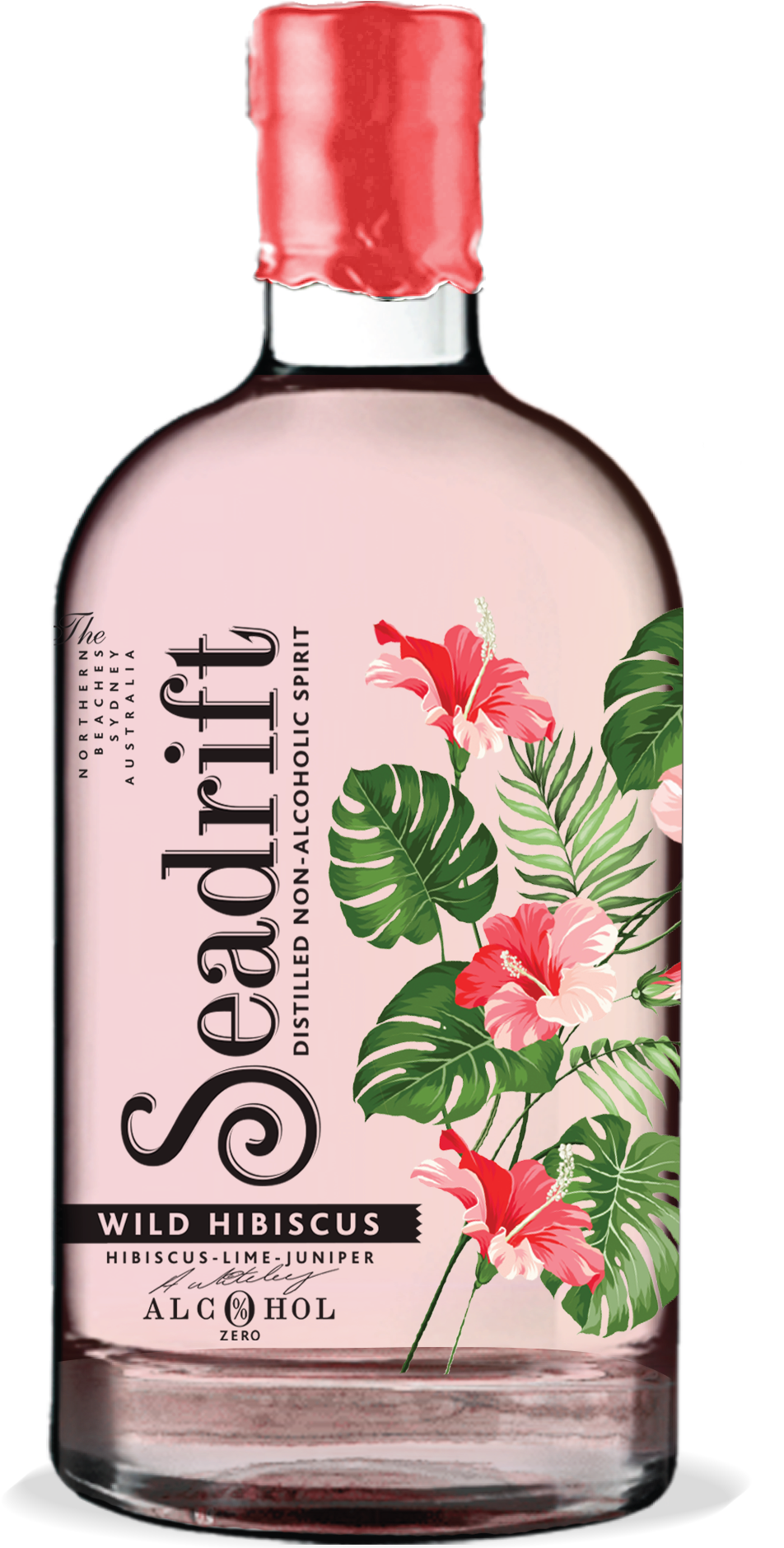 Seadrift Wild Hibiscus Non-Alcoholic Botanical Spirit from Australia ...
