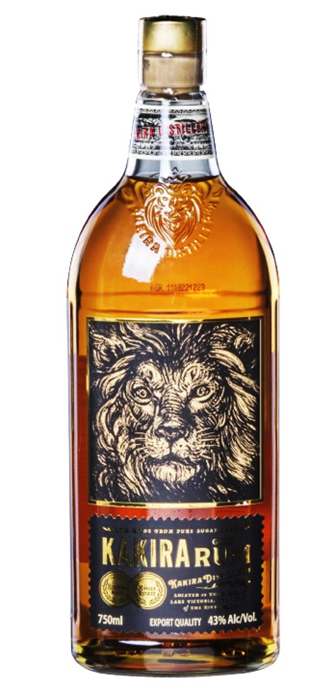 Kakira Gold Rum from Uganda - Winner of Bronze medal at the London Spirits Competition