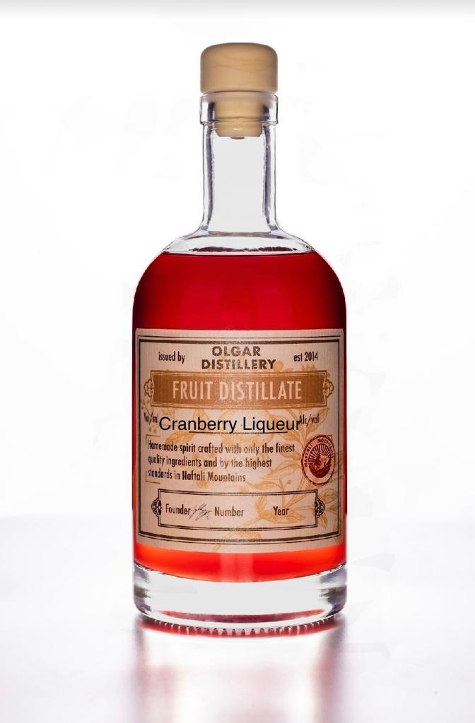 Olgar Distillery Liqueur Cranberry from Israel - Winner of Bronze medal ...