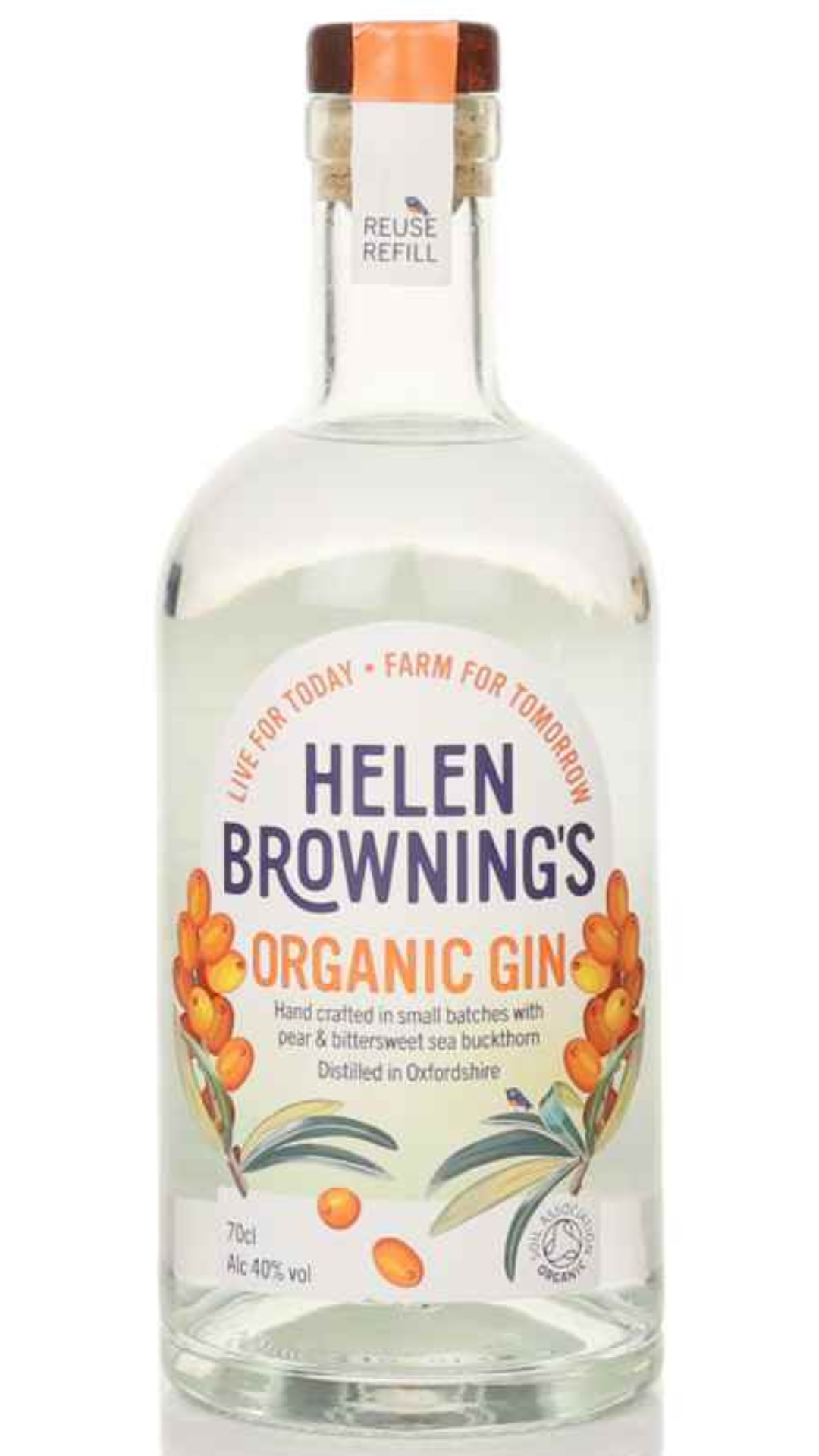 Helen Browning's Organic Gin from United Kingdom - Winner of Bronze ...