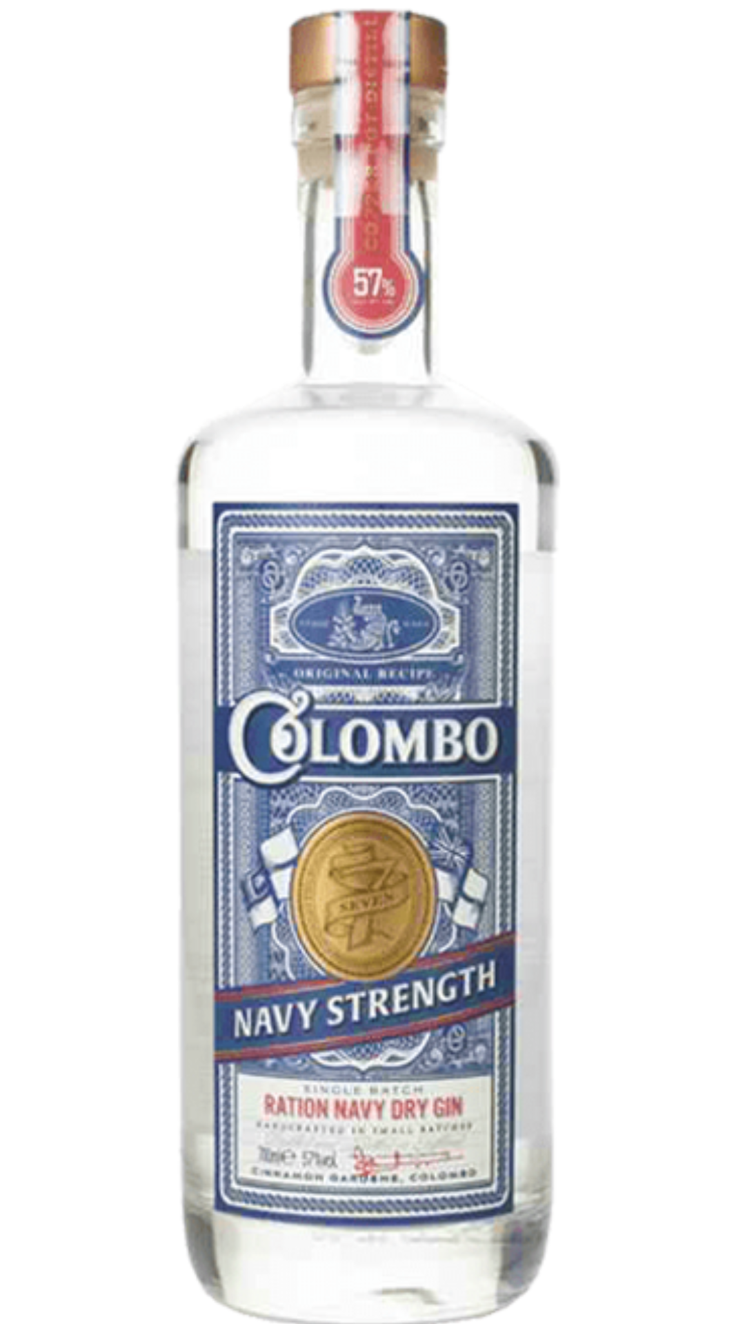 Colombo No7 Ration Navy Dry Gin from Sri Lanka - Winner of Silver medal ...